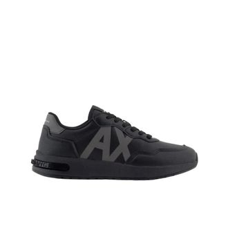 A|X Armani Exchange Homme, Chaussures, Noir, Taille: 43 EU Signature Basket