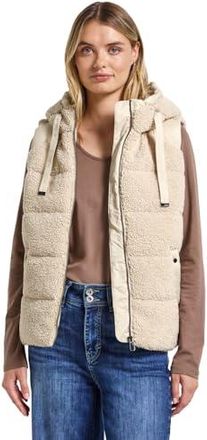 Street One 2200565 Strutumix Gilet en Peluche, Sable Savannah, 46 Femmes
