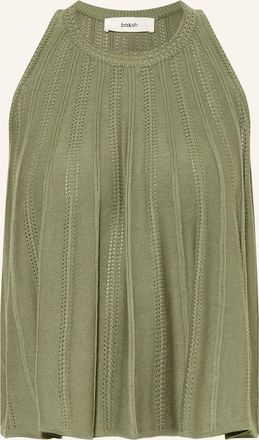 BA&SH Ba&Sh Stricktop Serres gruen