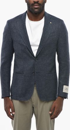 Corneliani CC COLLECTION Blazer aus Wollmischung mit aufgesetzten Taschen Corneliani