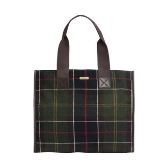 Barbour Handtasche mit Karomuster und Innentasche - - Bags - Damen - Mehrfarbig - ONE SIZE