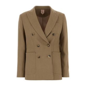 Max Mara Femme, Vestes, Brun, Taille: 38 FR Gel Blazer