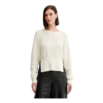 Twinset Pull &agrave; col rond - Femme - Pulls - Beige - Taille: 38 FR