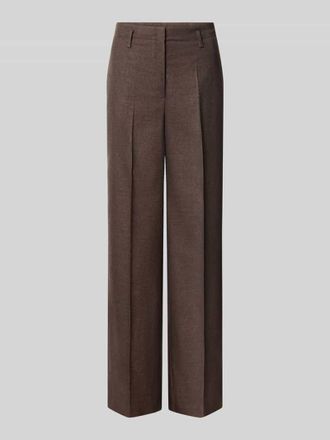 More & More Bootcut Hose mit B&uuml;gelfalten