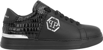 Philipp Plein unisex, Chaussures, Noir, Taille: 43 EU Baskets basses Icon Cocco Mix