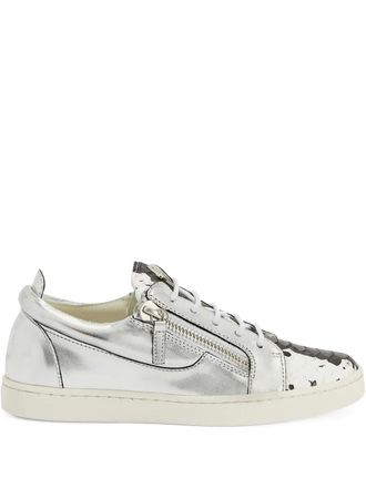 Giuseppe Zanotti Nicki Sneakers im Metallic-Look - Grau