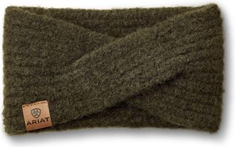Ariat Womens Chilton Headband in Olive, Size OS, by Ariat