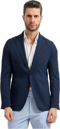 Mulish Homme, Vestes, Bleu, Taille: M Micro-weave Blazer