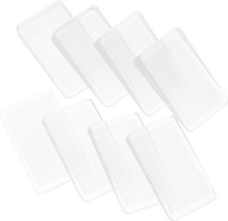 NUOBESTY 8 St&uuml;ck Teiliges M&ouml;bel nivellierset Gummif&uuml;&szlig;e Verstellbar M&ouml;belkeile H&ouml;henverstellbare M&ouml;belunterlagen f&uuml;r St&uuml;hle Tische Schr&auml;nke und K&uuml;hlschrank zur 