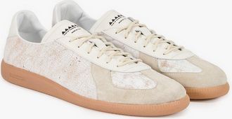 RUN OF Baskets en cuir m&eacute;lang&eacute;