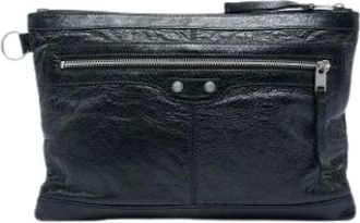 Balenciaga Pre-owned Vintage Clutch - Femme - Pre-owned - Noir - Taille: ONE Size