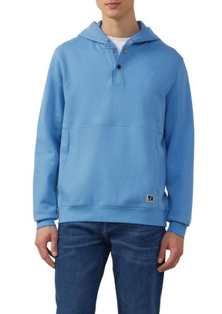 s.Oliver Strukturierter Hoodie mit Druckkn&ouml;pfen und K&auml;ngurutasche