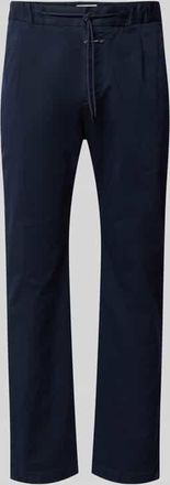 Closed Regular Fit Stoffhose mit Label-Detail