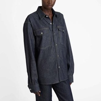 J.W.Anderson Indigo oversized denim shirt