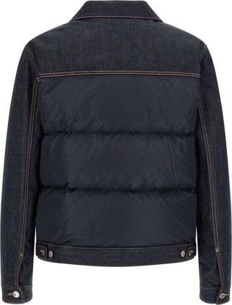Dsquared2 Padded Hybrid Denim Jacket - Black