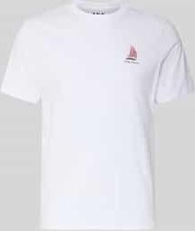 Helly Hansen T-Shirt mit Logo- und Motiv-Print Modell SHORELINE