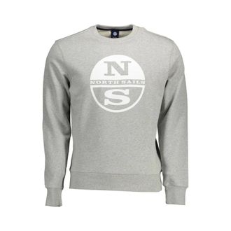 North Sails Cotton Sweater - - Sweatshirts & Hoodies - Herren - Grau - XL