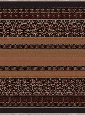 Bassetti Jacquard Warm Plaid Roccaraso R1 aus Baumwolle Mako-Satin in der Farbe Rot, Maße: 140cm x 190cm, 9324215