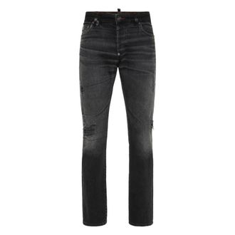 Philipp Plein Homme, Jeans, Noir, Taille: W34 Jean effet us&eacute;