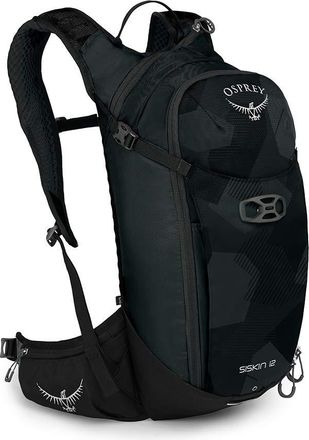 Osprey Siskin 12 Multisport-Rucksack für Männer Obsidian Black - O/S