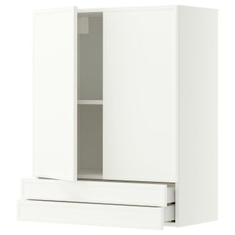 IKEA METOD / MAXIMERA Wandschrank mit 2 T&uuml;ren/2 Schubl