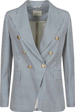 Circolo 1901 Femme, Vestes, Bleu, Taille: 38 FR Blazers