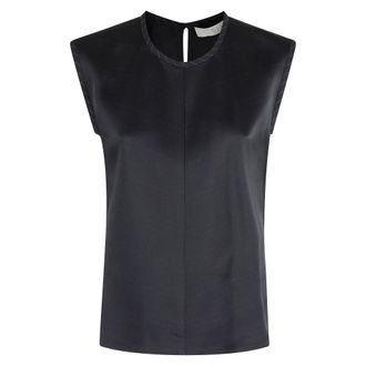Tela Marineblauer Canvas-Top mit &Auml;rmeln - - Blouses & Shirts - Damen - Blau - XS