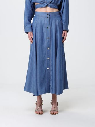 Simona Corsellini Rock Damen Farbe Denim