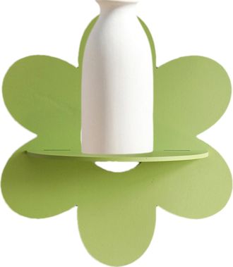 Generico Niedliches Wandregal, schwimmende Regale mit, Boho-Dekoration aus Holz, kleine Aufbewahrungsregale, dekoratives schwebendes f&uuml;r Kinder, M&auml;dchen, Schla