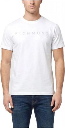 John Richmond Homme, Tops, Blanc, Taille: S Richmond X - Hauts > T-Chemises