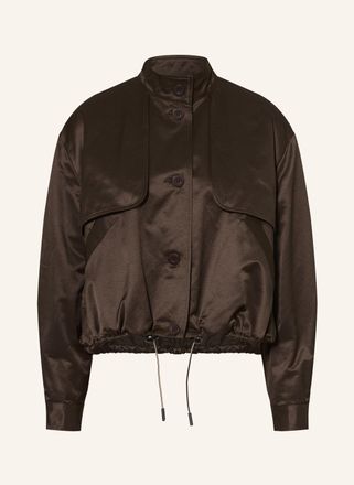 Claudie Pierlot Claudie Pierlot Kastenjacke Aus Satin braun