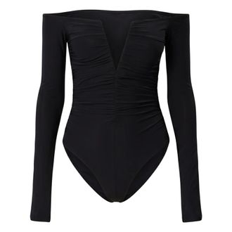 Amazu&igrave;n Alika Body - - Tops - Damen - Schwarzk - ONE SIZE