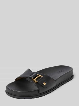Lauren Ralph Lauren Slides aus echtem Leder Modell TASHA