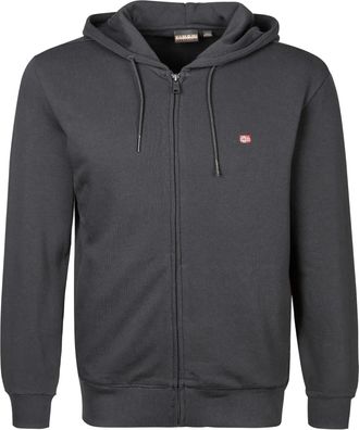 Napapijri Herren Sweatjacke schwarz unifarben