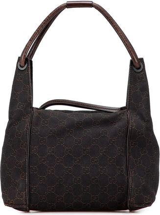 Gucci Crossbody Bags - GG Denim Handbag - Gr. unisize - in Braun - f&uuml;r Damen