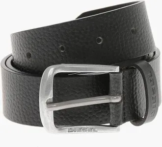 Diesel 40mm Hammered Leather Belt size 100