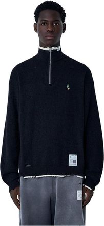 Miharayasuhiro Mihara Yasuhiro - SweaT-shirt effet us&eacute; - Homme - Sweatshirts et sweats &agrave; capuche - Noir - Taille: S