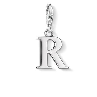 Thomas Sabo Thomas Sabo Damen Charm-Anhänger R Buchstabe Charm Club 925 Sterling Silber 0192-001-12