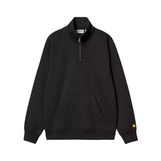 Carhartt Work in Progress Homme, Sweatshirts et sweats &agrave; capuche, Noir, Taille: XL Chase Neck Zip Sweat