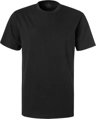 Ragman Herren T-Shirt schwarz Baumwolle