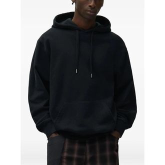 Arte Graphic-Print Cotton Hoodie - Black