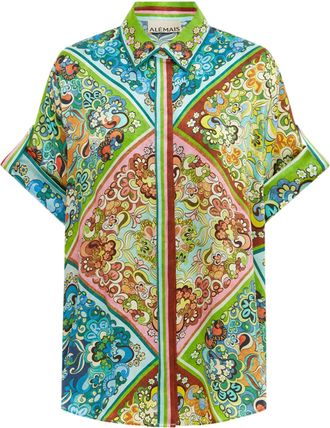 Alemais Chemise Dreamer Satin de Soie Al&eacute;mais