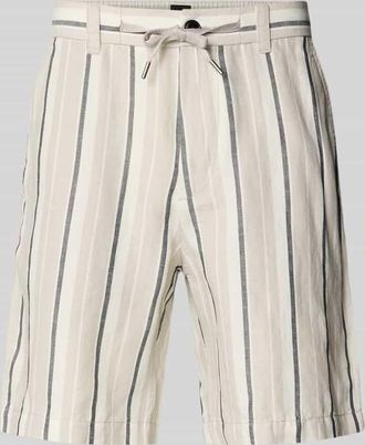 Boss Orange by Hugo Boss Straight Leg Chinoshorts Leinen-Baumwoll-Mix Modell CHINO_ST_SHORTS_2