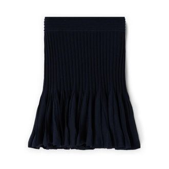 Motivi Ausgestellter Mini-Strickrock - - Skirts - Damen - Blau - M