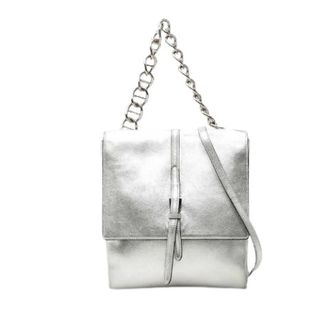 Prada Pre-owned Leder 2way Chain Bag - - Pre-owned - Damen - Grau - ONE SIZE