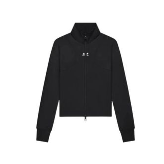 Courr&egrave;ges Zipped Trainingsjacke - - Jackets - Damen - Schwarzk - M