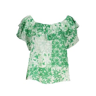 Desigual Blumenmuster Bluse Off-Shoulder Top