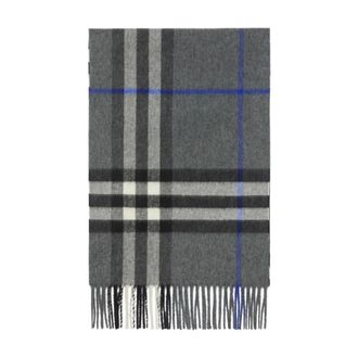 Burberry Check Kaschmirschal - - Accessories - Damen - Grau - ONE SIZE