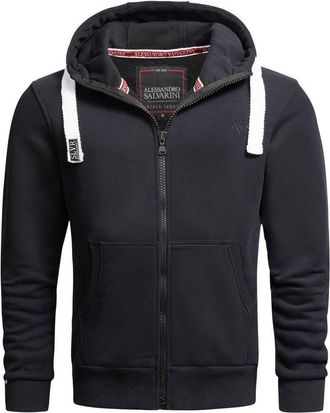 Alessandro Salvarini Sweatjacke ASVinzent warmer Hoodie