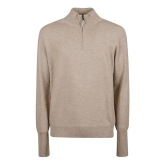 Ballantyne Homme, Pulls, Beige, Taille: M Pull Col Zipp&eacute;